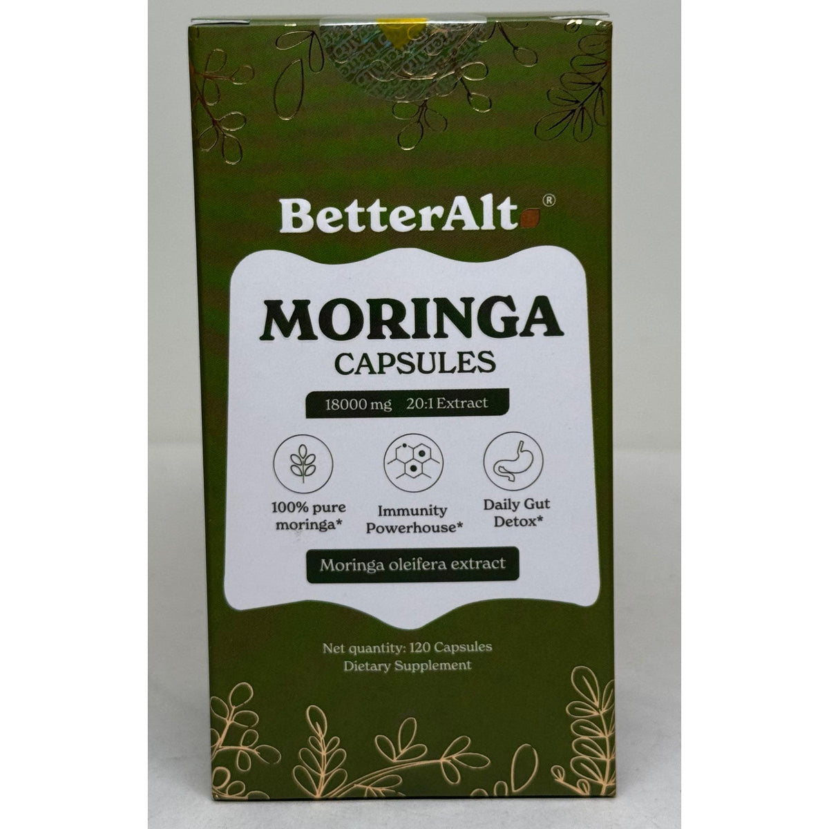 BetterAlt Moringa Capsules – N101 Nutrition